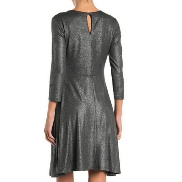 Spense | Dresses | Spense Foil Drapped Dress | Poshmark